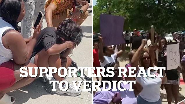 Karmelo Anthony supporters react to guilty verdict outside court