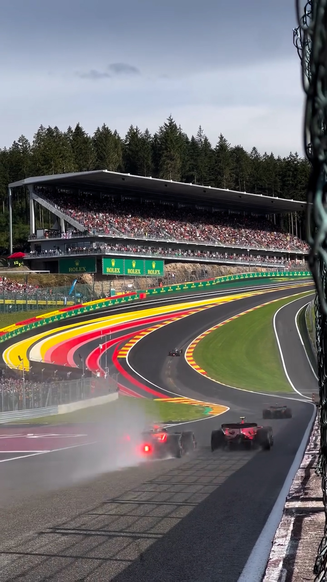 The pure sound of cars being on track