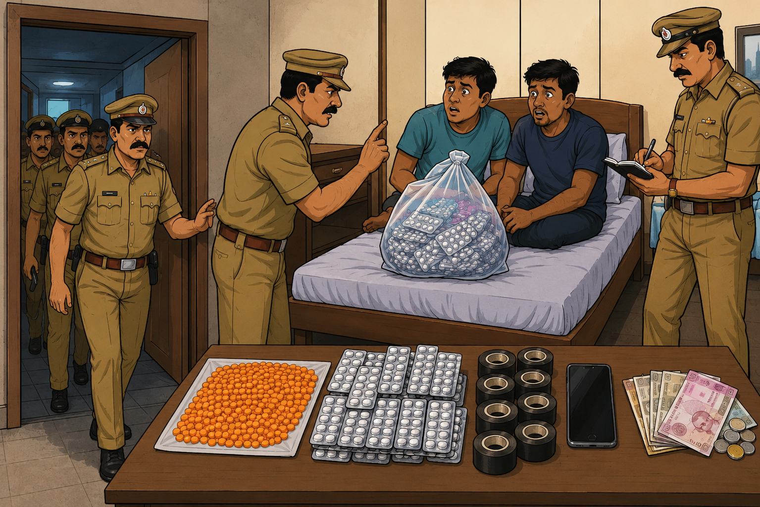 Drug peddling bid busted: 2 TN youths arrested in Bengaluru with 2,900 ...