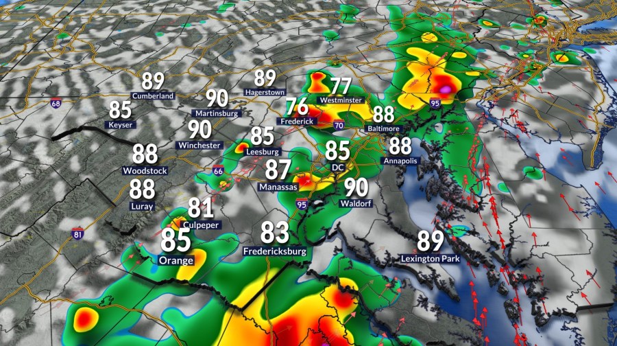 Another round of storms today