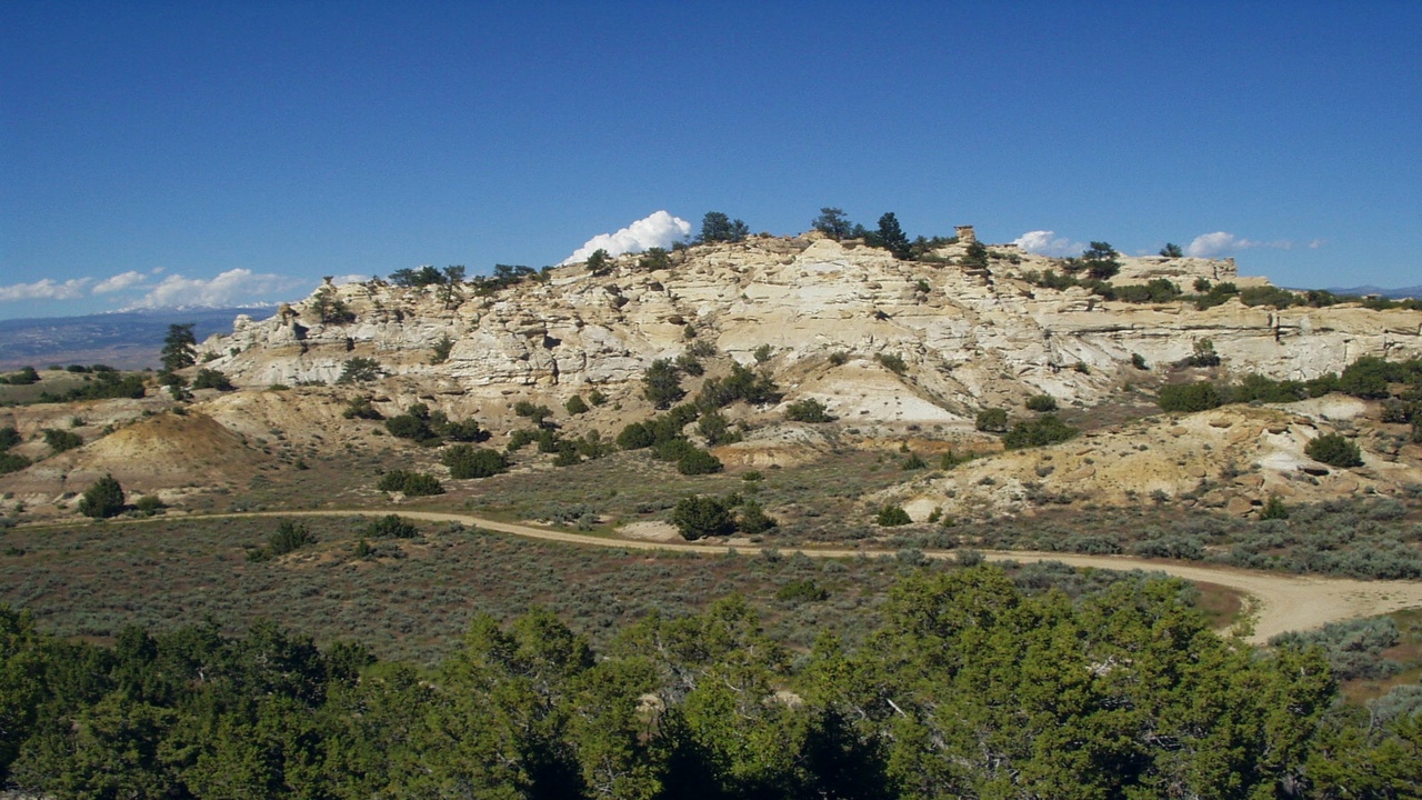 Deep in Wyoming’s sagebrush, a white sandstone castle hides hundreds of ...