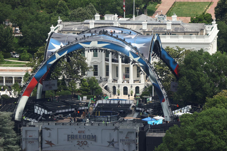 Trump's White House UFC circus sparks security nightmare
