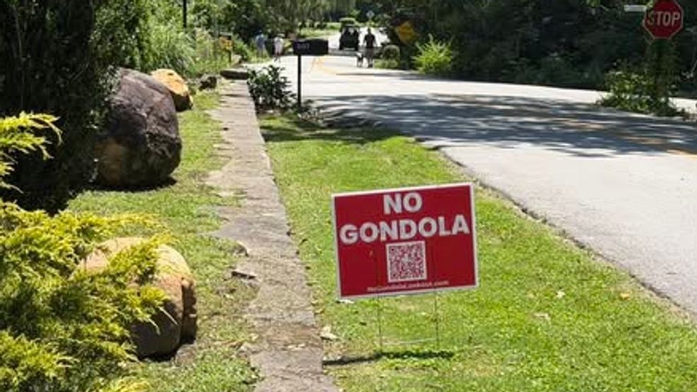 'No gondola' signs spread across Lookout Mountain as Rock City proposal ...