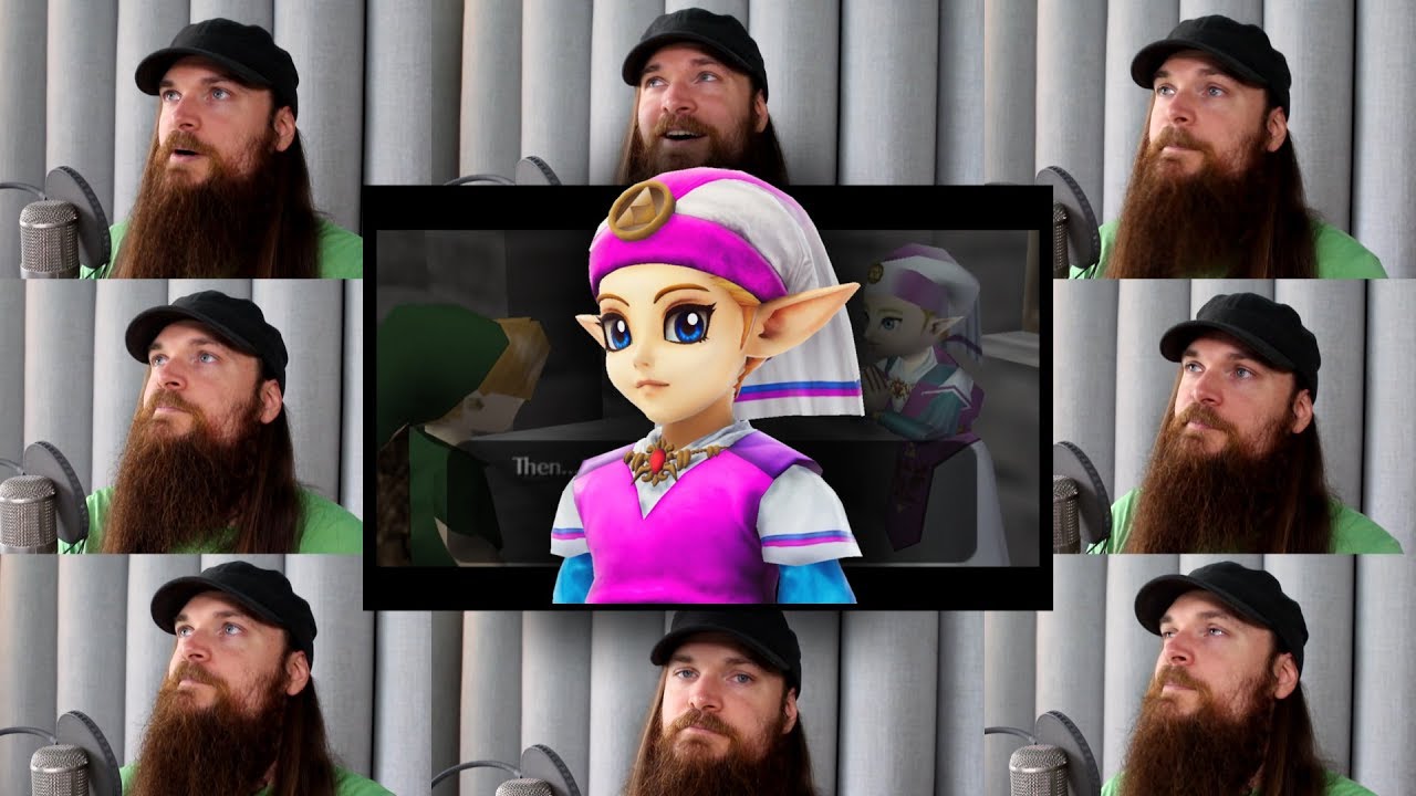 Zelda: Ocarina of Time - Zelda's lullaby acapella V2
