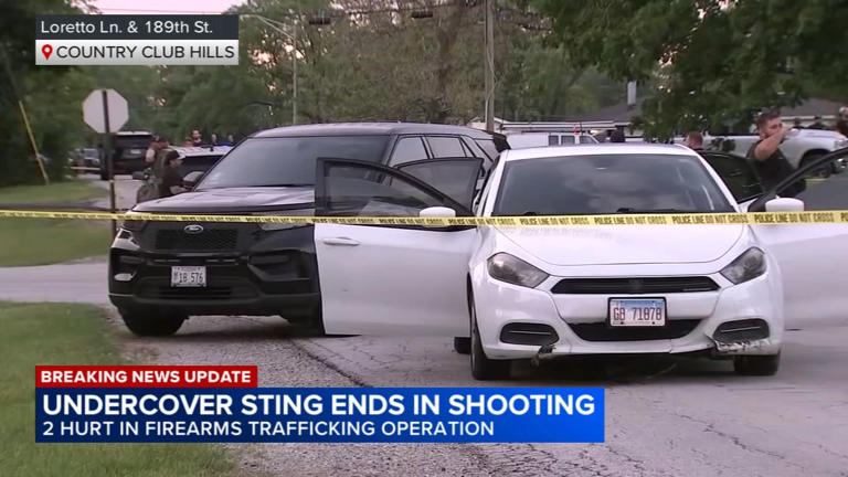 2 suspects shot in ATF gun trafficking operation in Country Club Hills