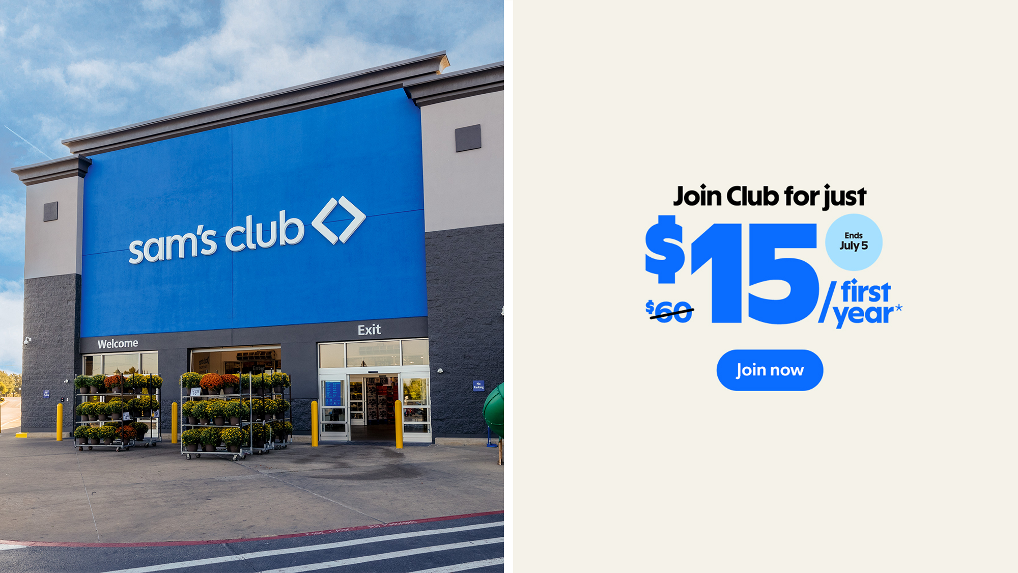 Sam’s Club raised prices—but this new June deal lets you join for $15