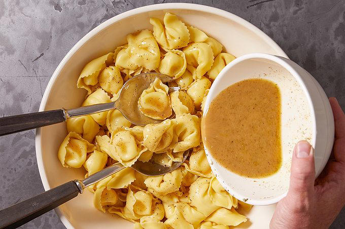 Tortellini grinder salad