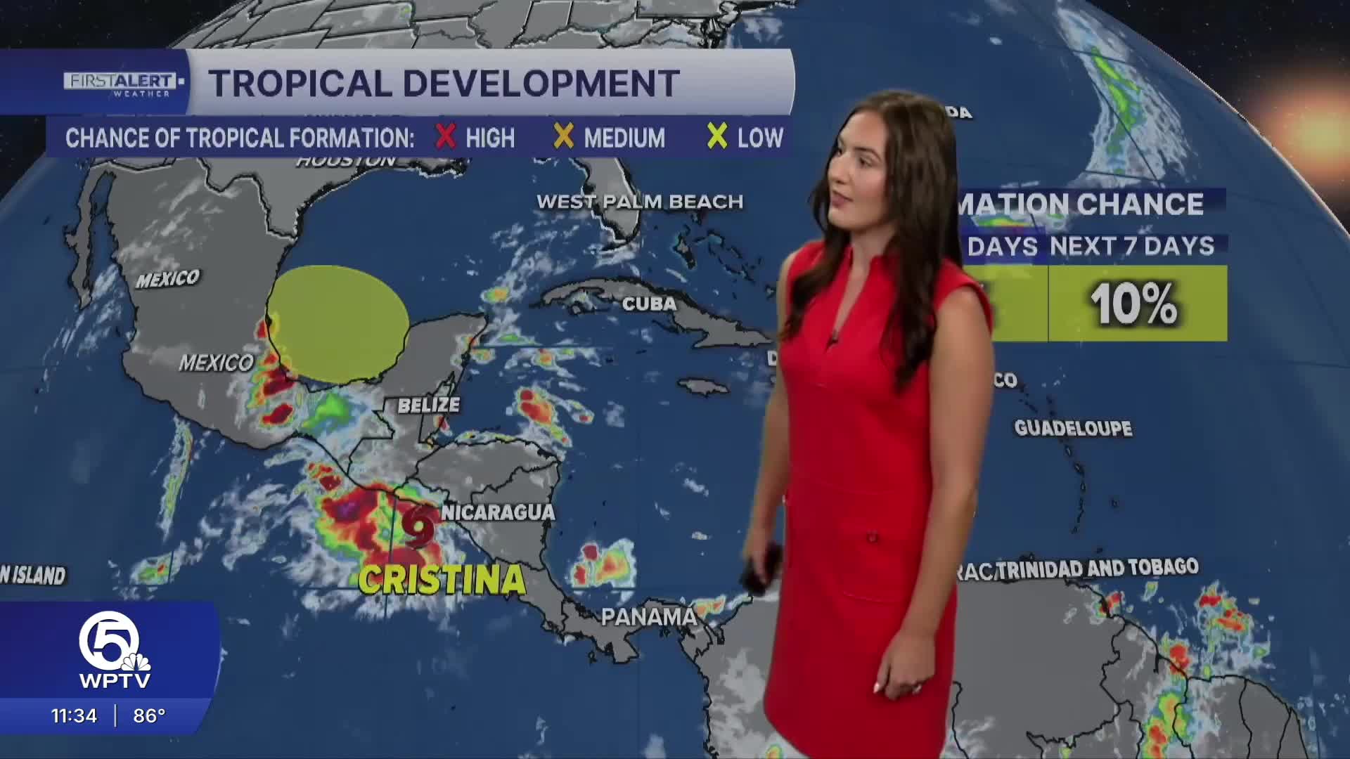 NHC monitors Gulf disturbance with 10% development chance
