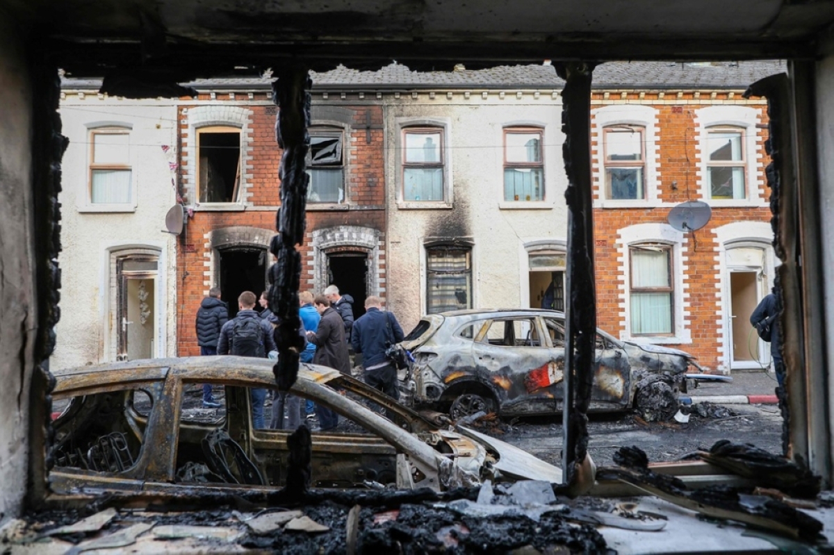 Belfast stabbing suspect in court after anti-immigrant violence