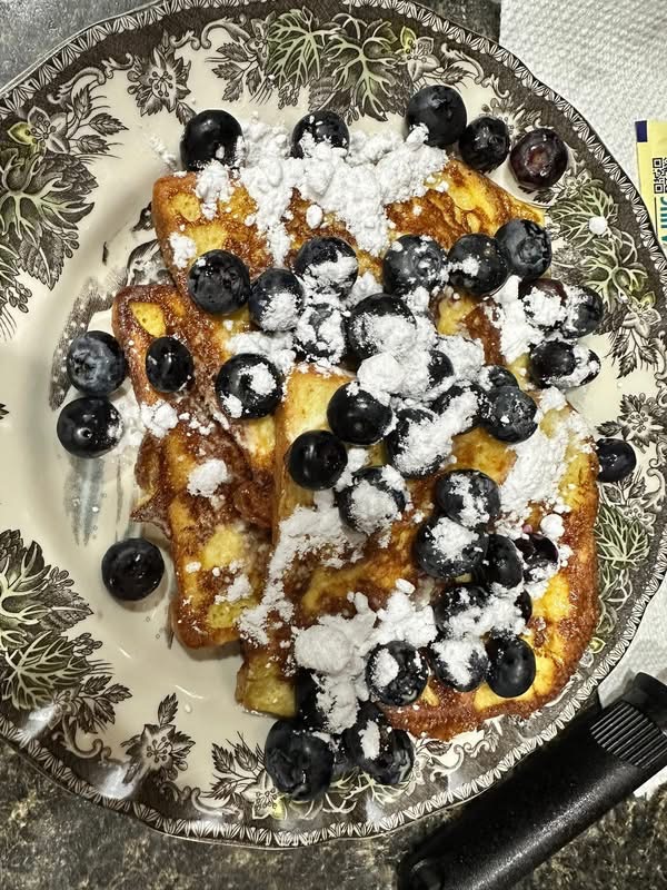 Blueberry French toast