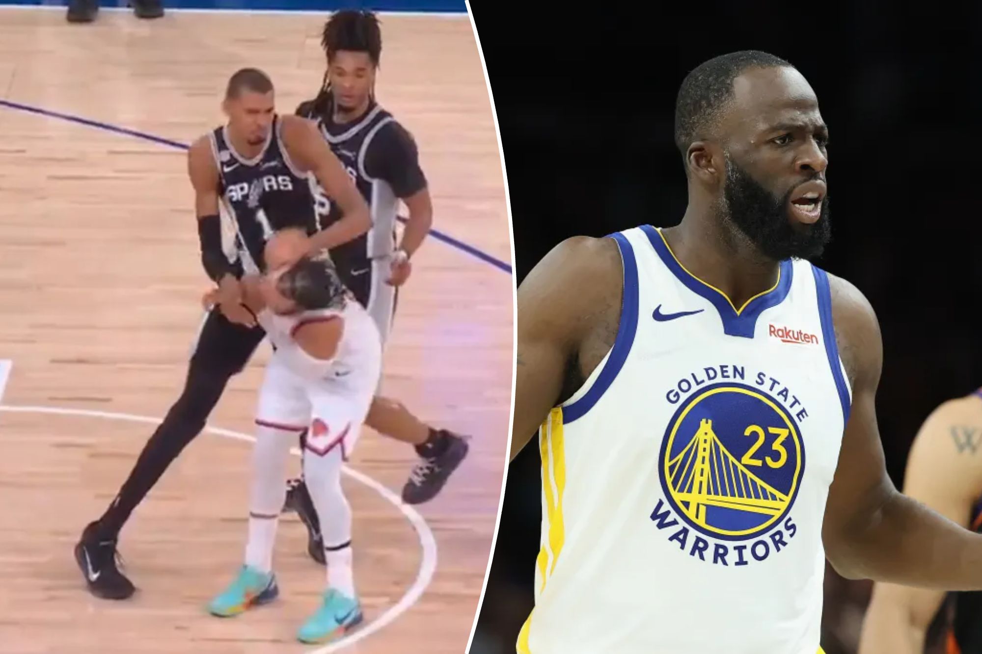 Draymond Green slams Knicks for not standing up for Jalen Brunson after ...