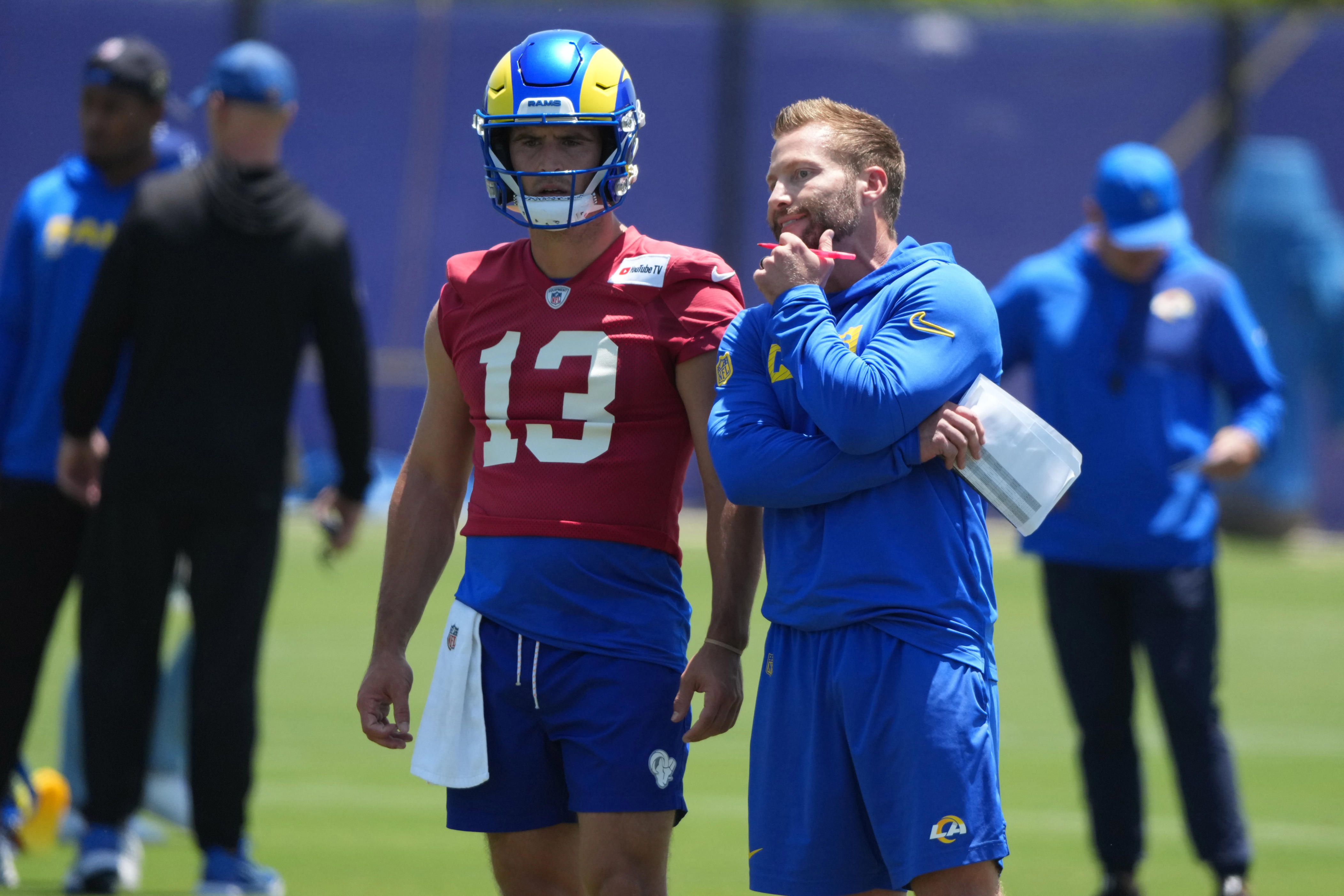 Sean McVay has seen 'tremendous growth' from Stetson Bennett this offseason