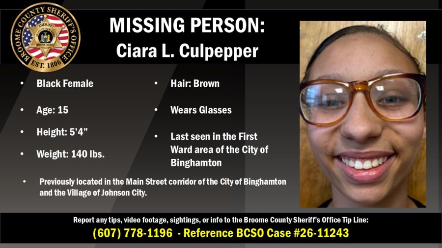 Fenton girl reported missing by BC sheriff