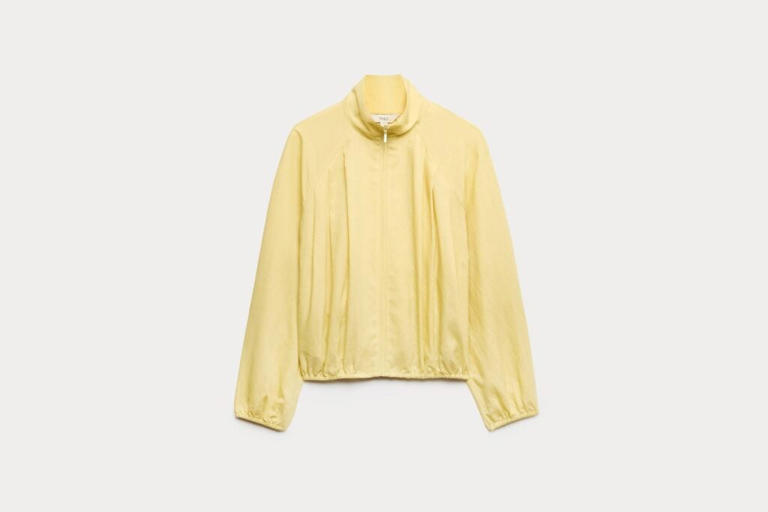 Denim jackets are out this summer 2026 – this M&S linen bomber jacket ...