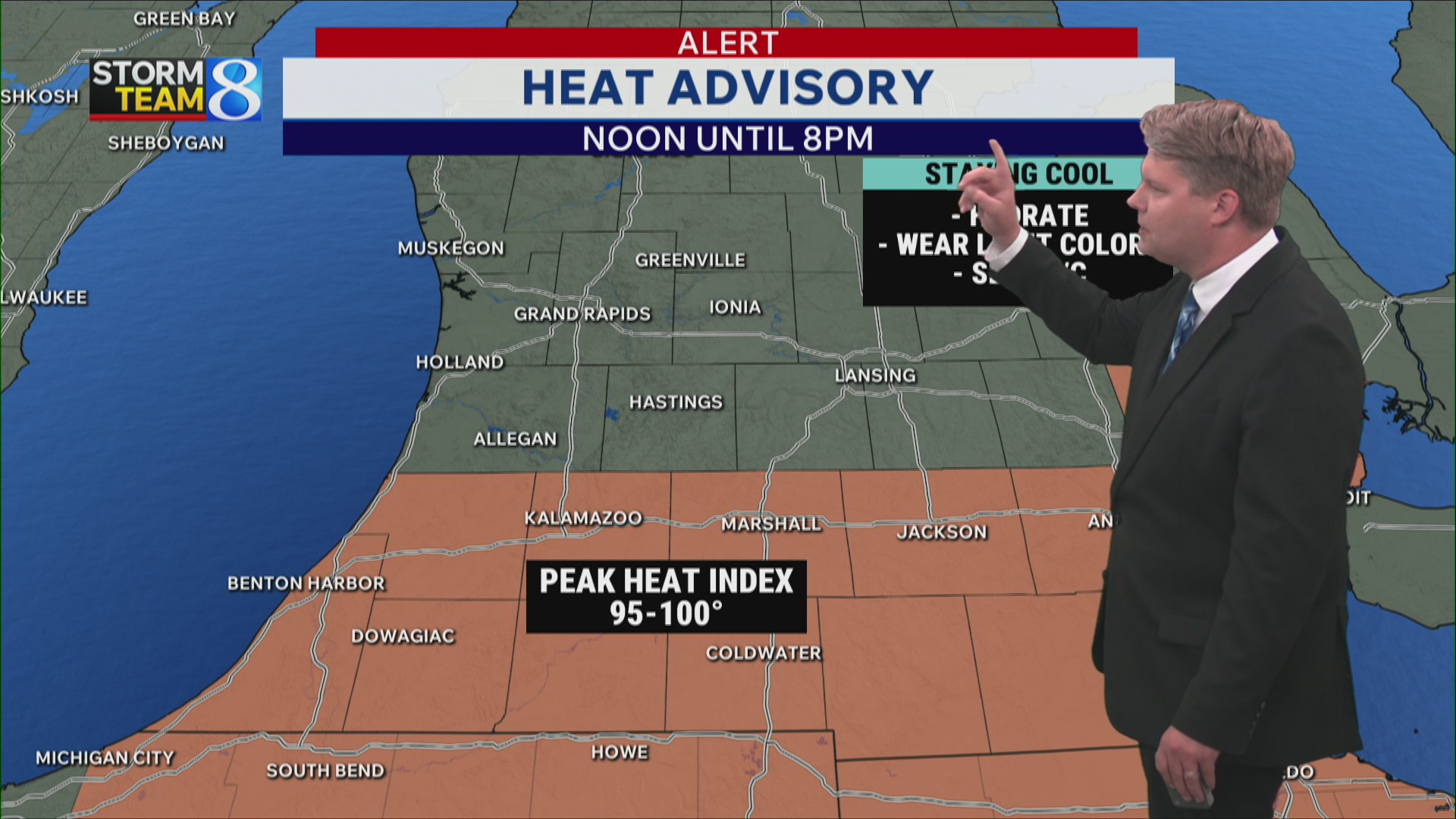 Storm Team 8 forecast, noon, 061026