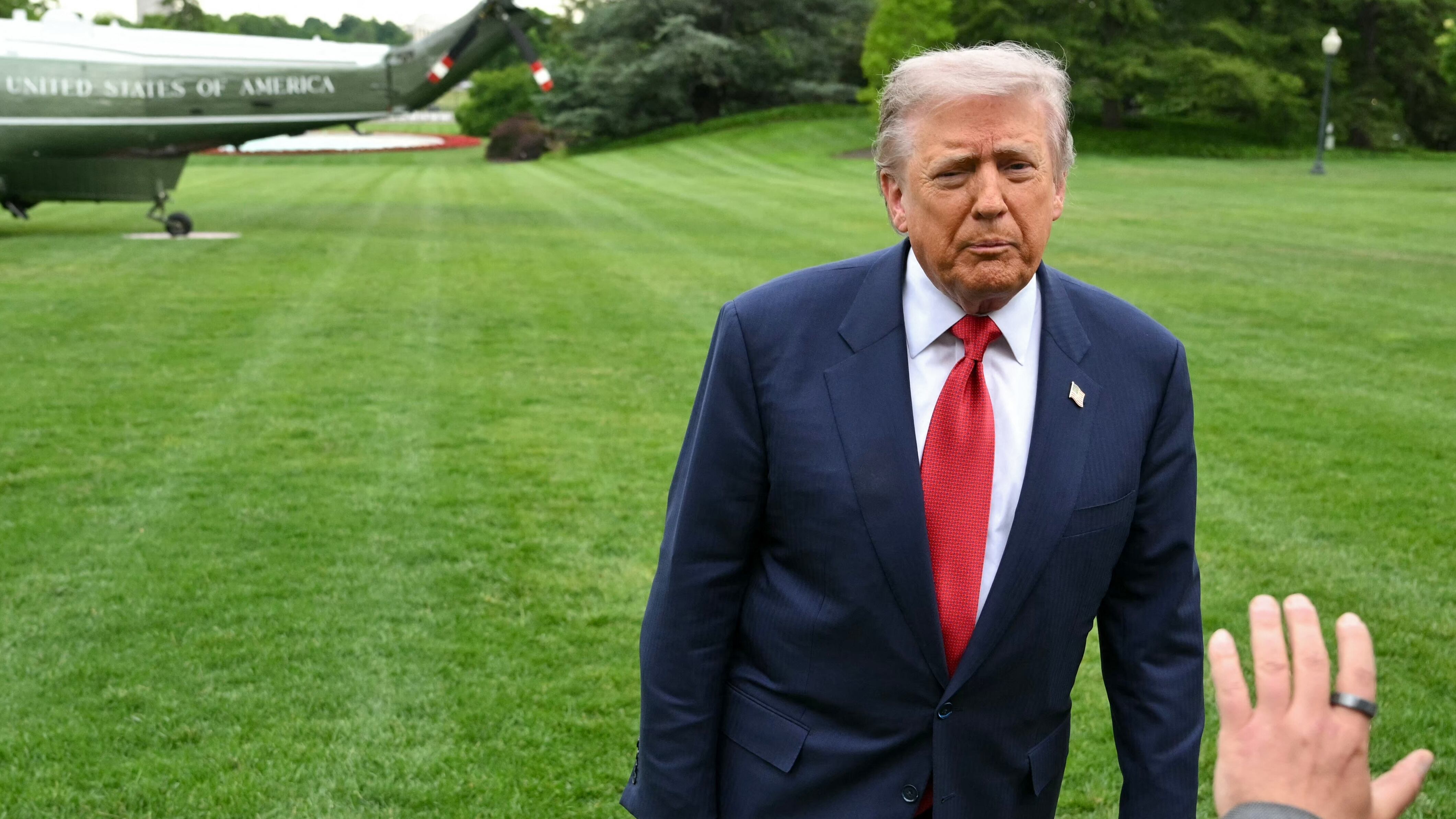 Billionaire Trump brags about his helipad after inflation gut punch