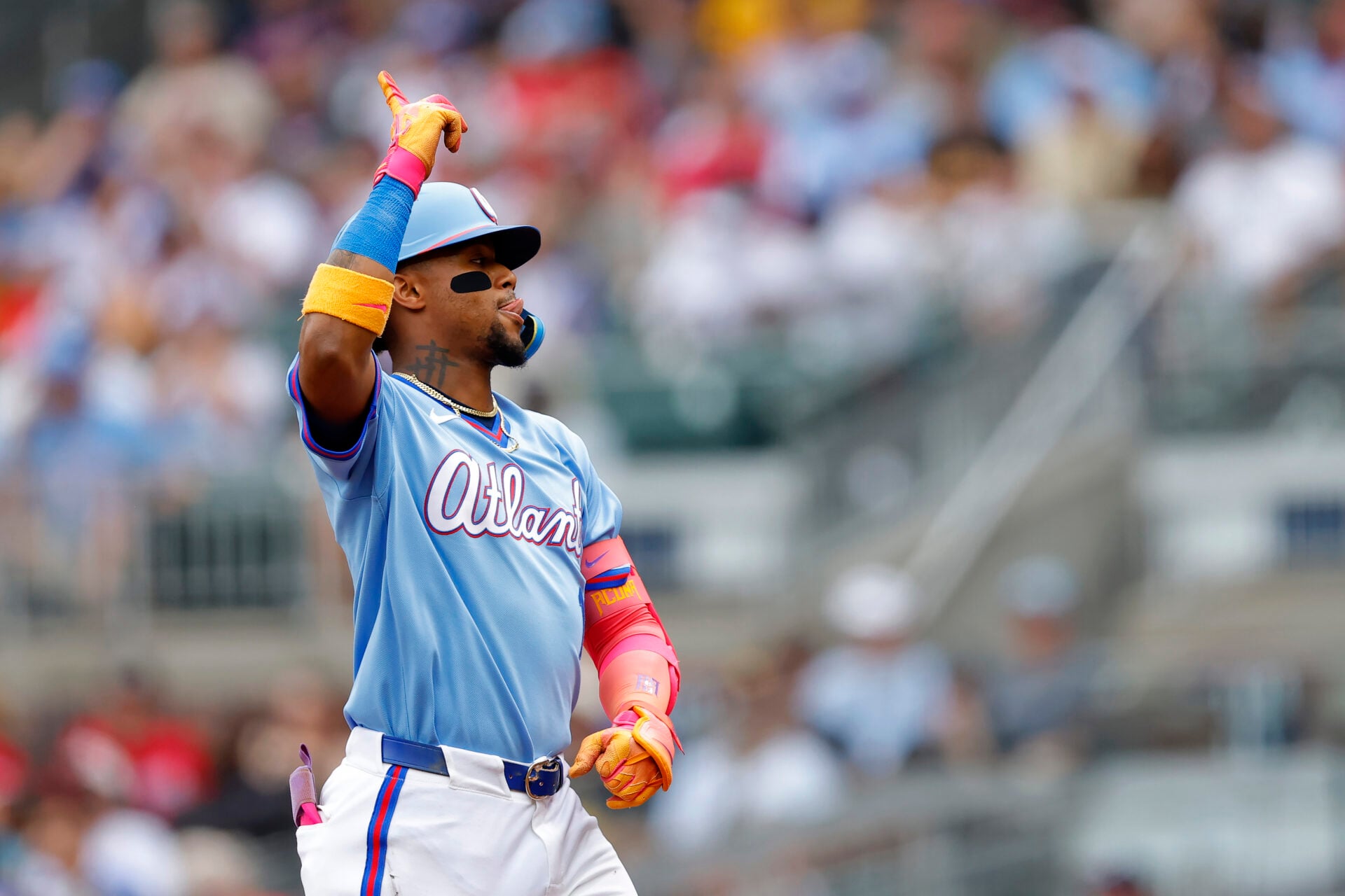 Atlanta Braves give update on Ronald Acuña Jr after outfielder exits ...
