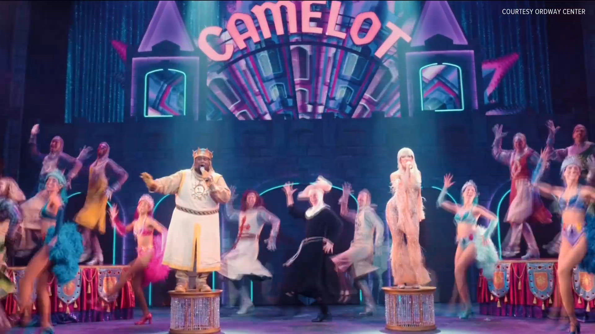 Preview of 'Spamalot' ahead of Ordway showing