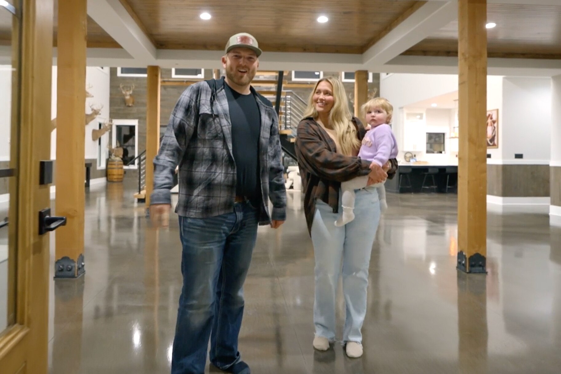 Cole McBee and Kacie Adkison give a full tour of their dream house ...