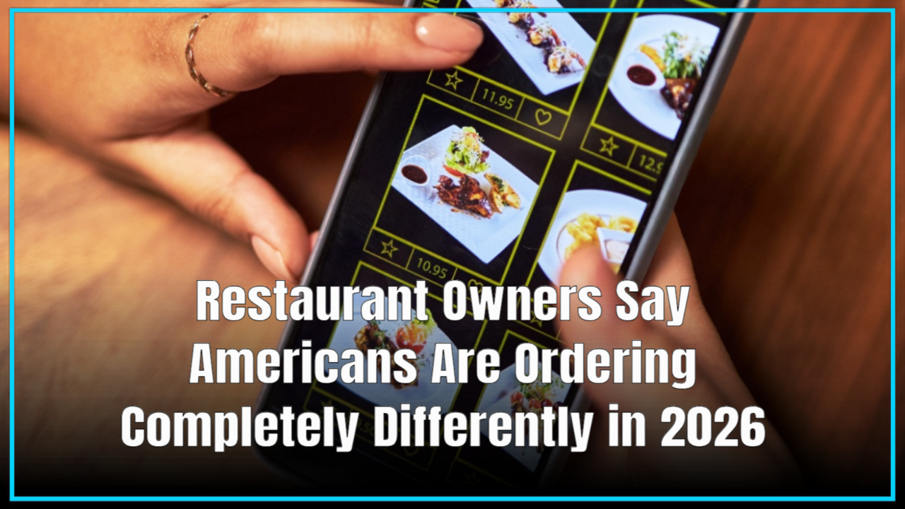 Restaurant owners say Americans are ordering completely differently in 2026