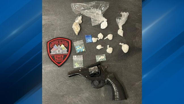Rhode Island State Police arrest man on drug, firearm charges
