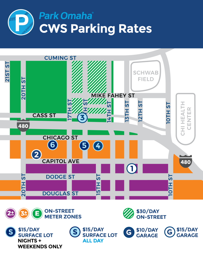 Navigating downtown Omaha during the College World Series
