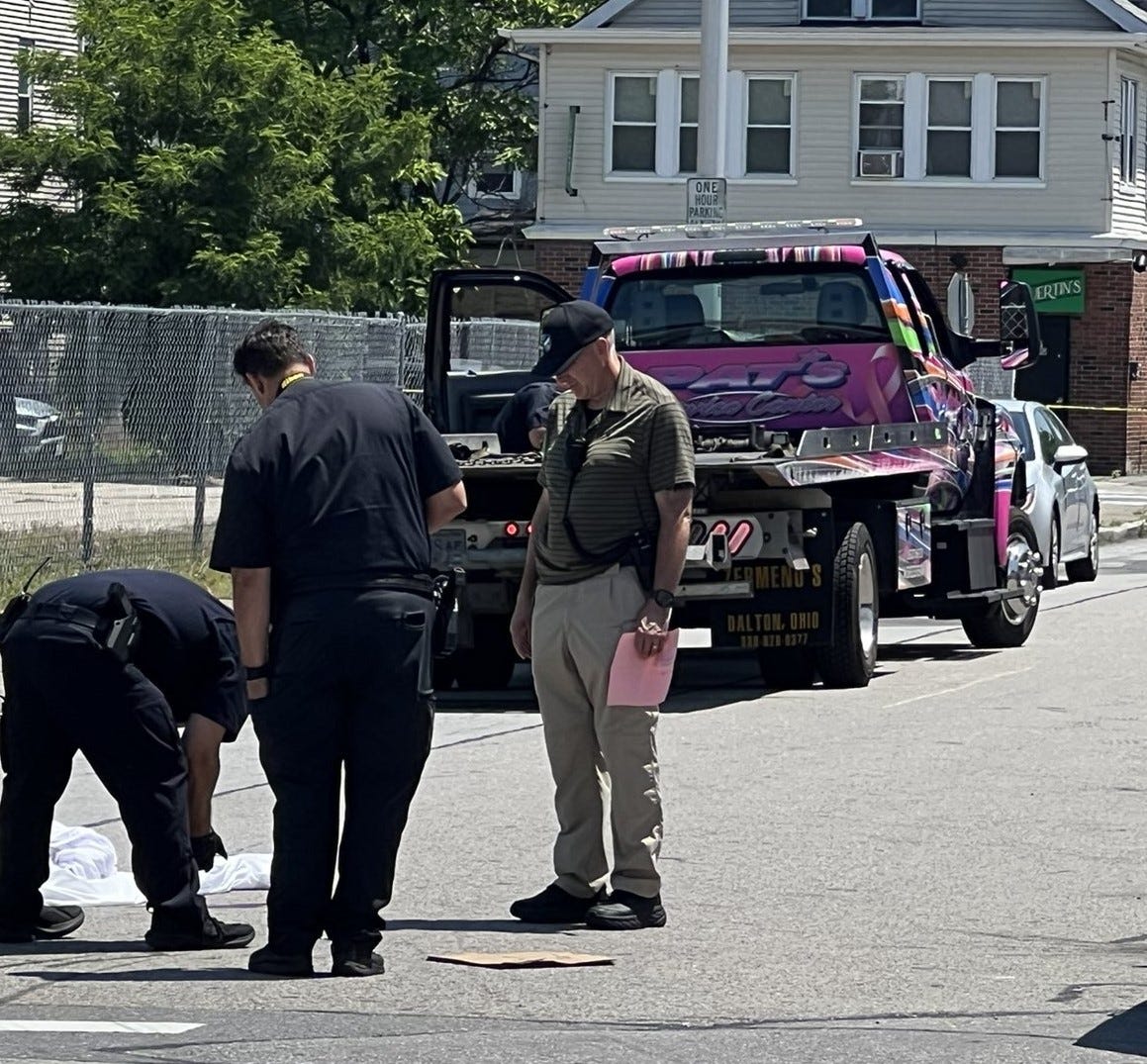 Pedestrian struck and killed by truck in Worcester, police say