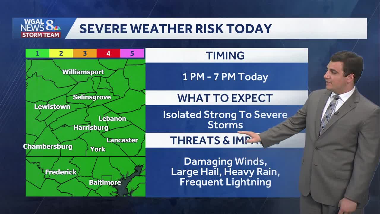 Impact - strong storms possible Wednesday - Friday along with high heat ...