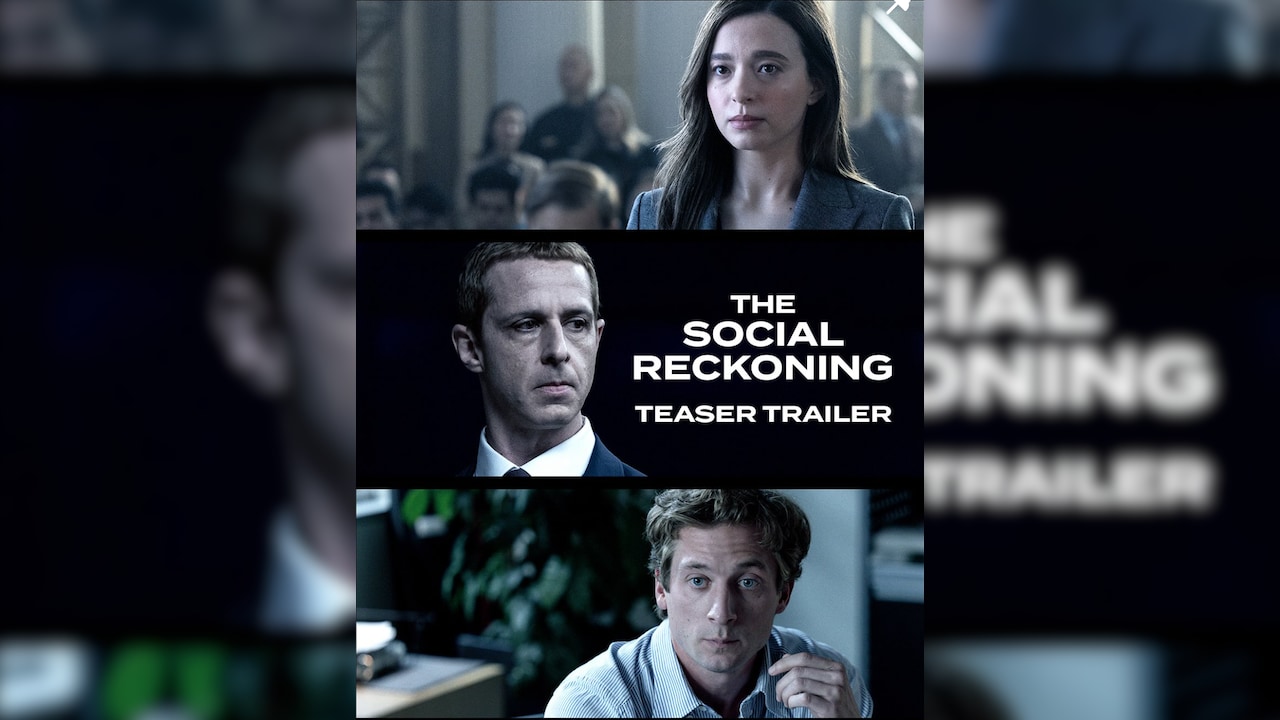 The Social Reckoning trailer reveals Jeremy Strong as Mark Zuckerberg ...