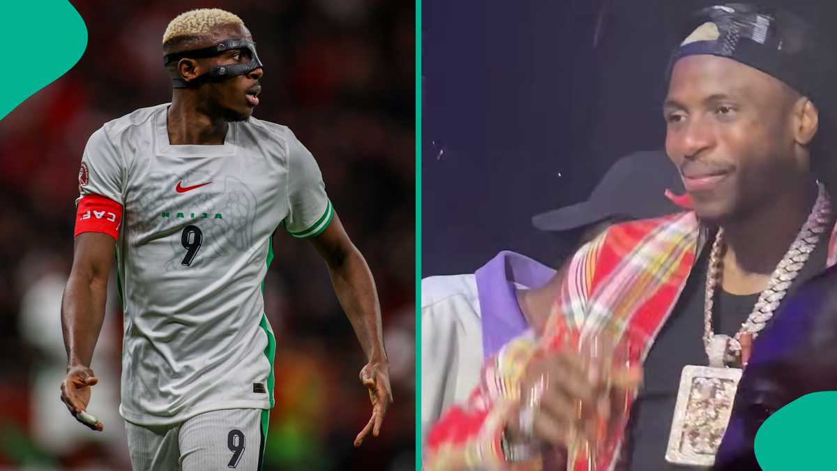 Victor Osimhen seen at Lagos nightclub after missing Nigeria matches