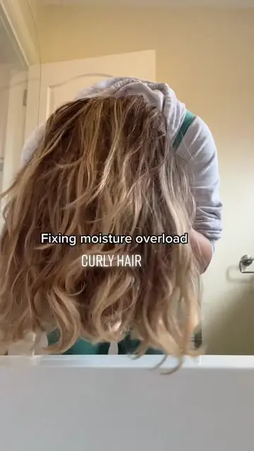 Fixing my curly hair moisture overload wash day routine