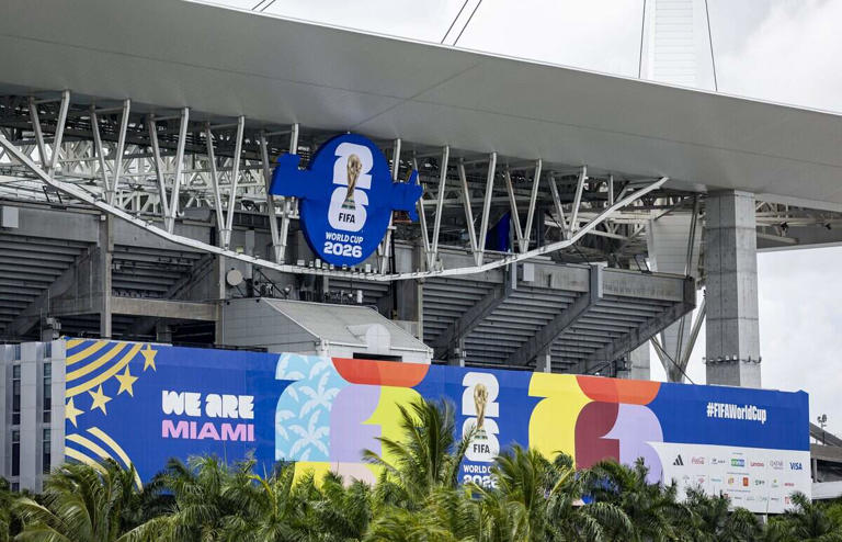 As World Cup nears, Hard Rock Stadium begins transformation into Miami ...
