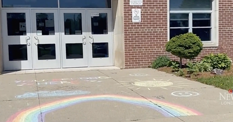 Vandals burned an elementary school Pride flag. They returned days ...
