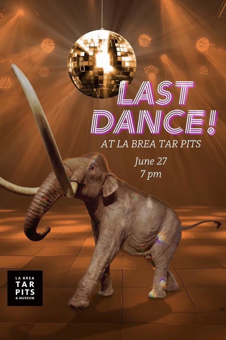 Last dance at Brea Tar Pits, LA
