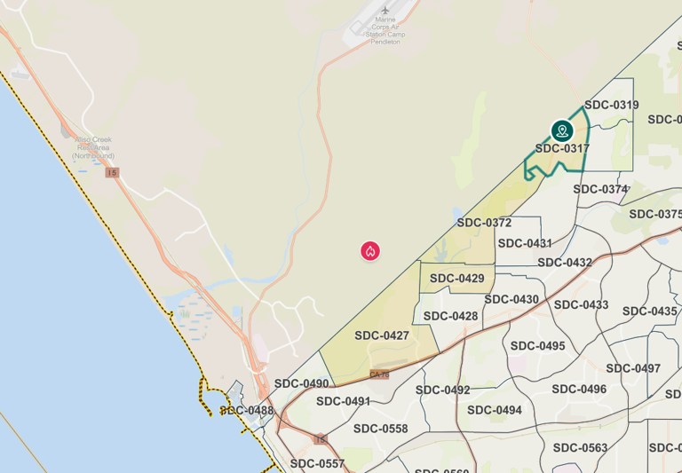 Oceanside evacuations expanded for Camp Pendleton brush fire