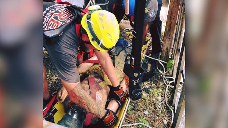 Goldsboro Fire Department trains in confined space rescue simulation