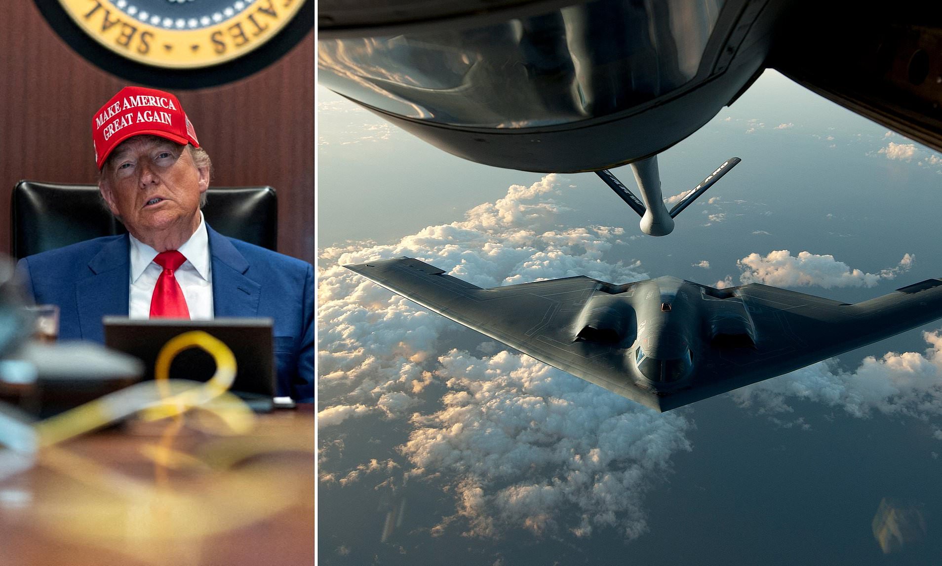Trump rushes to Situation Room as he plots 'big scale' Iran raid