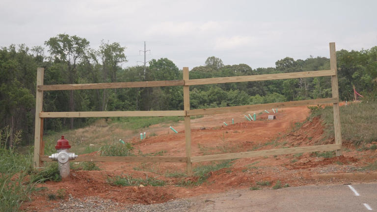 Neighbors concerned about connector road being built on Nelms Lane