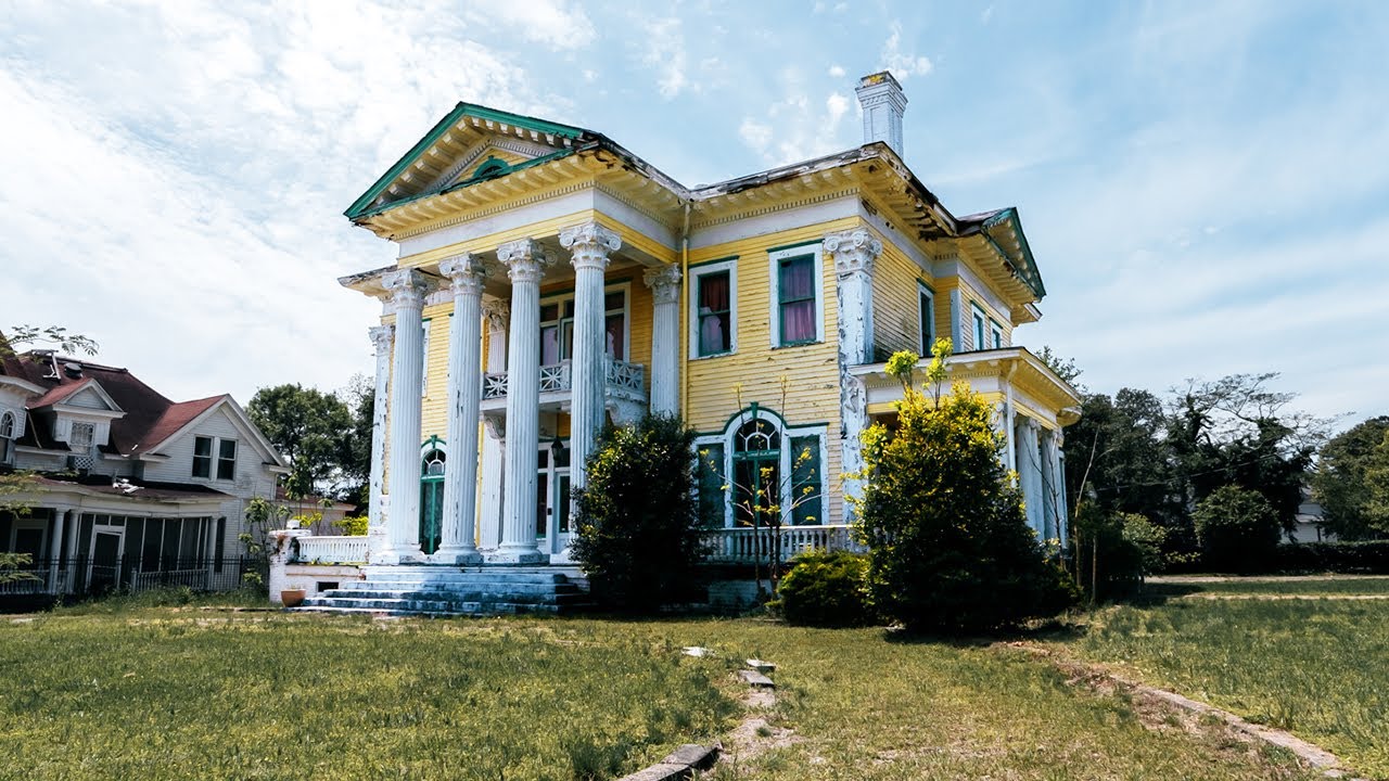 Abandoned $90,000 antebellum mansion left behind in a ghost town (the ...