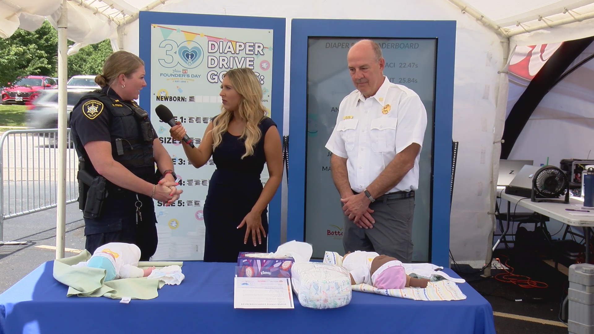 Everyday heroes give back to community at WCIA diaper drive