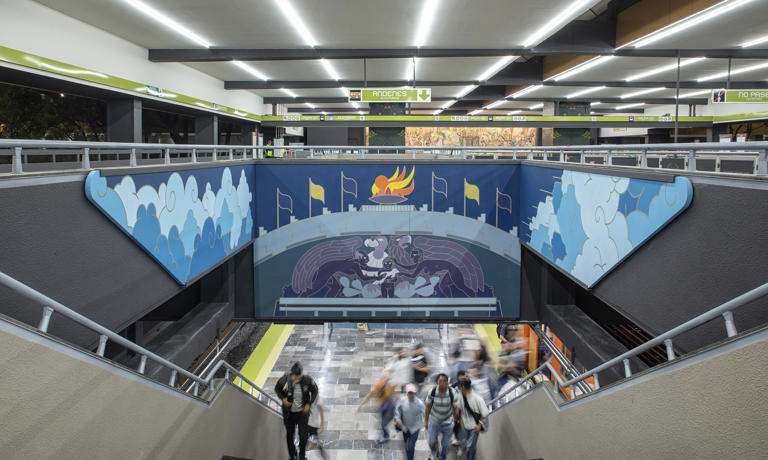 Así se transformó Metro Universidad en una experiencia visual del ...