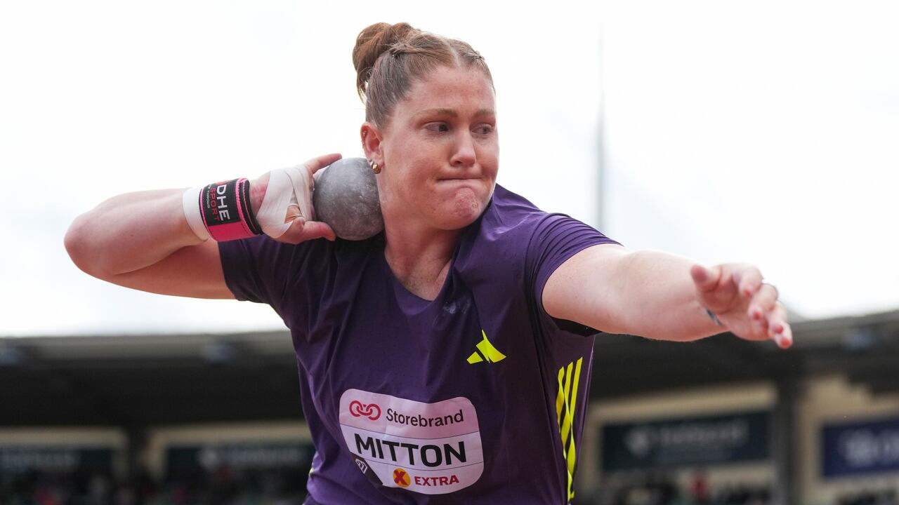 Canada's Sarah Mitton finishes 3rd in Diamond League Oslo shot put