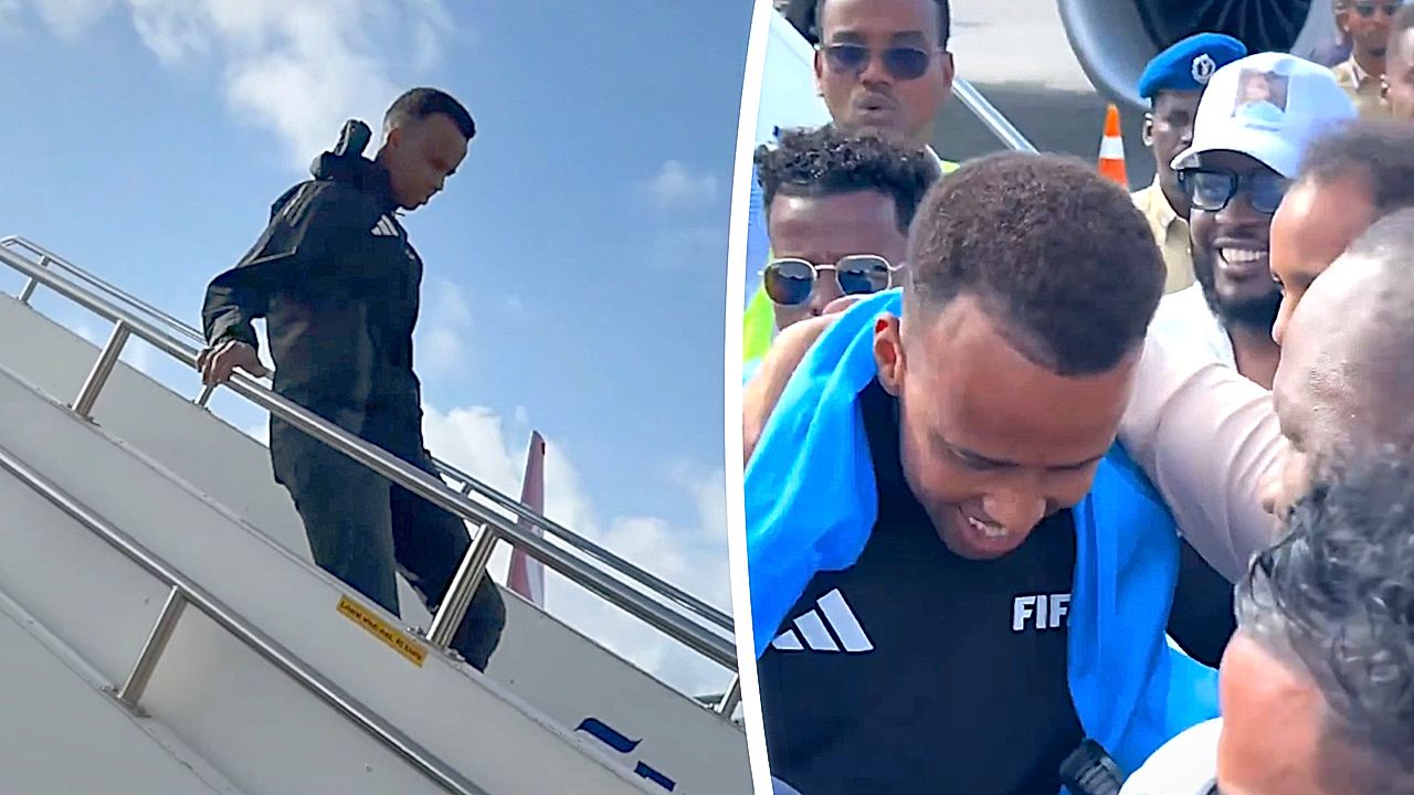 Árbitro somalí del Mundial llega a casa y recibe una bienvenida de héroe