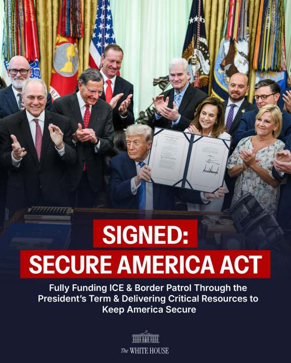 'Most secure border in history', Trump celebrates Secure America Act on ...