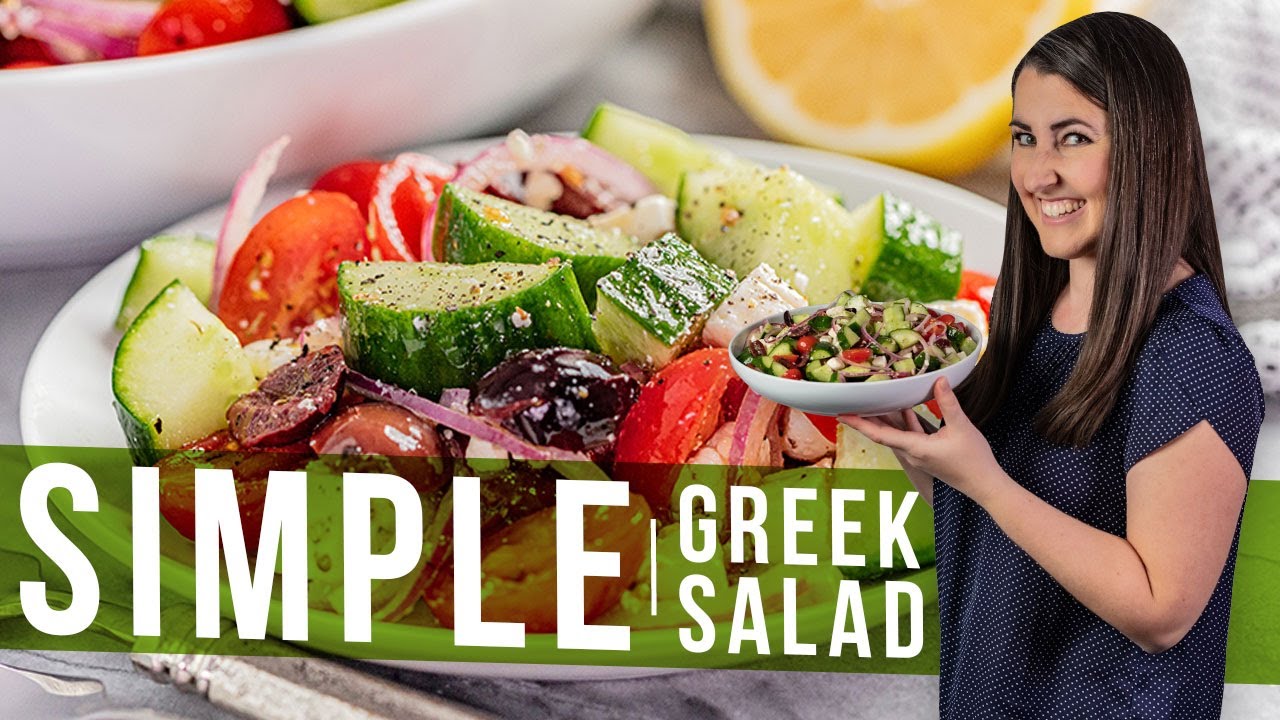 How to make a classic Greek salad | Easy & healthy Mediterranean recipe