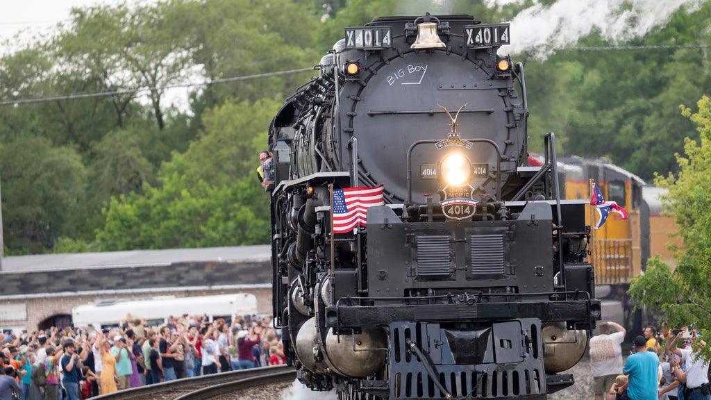 Historic Big Boy, world's largest operating steam locomotive, rolls ...