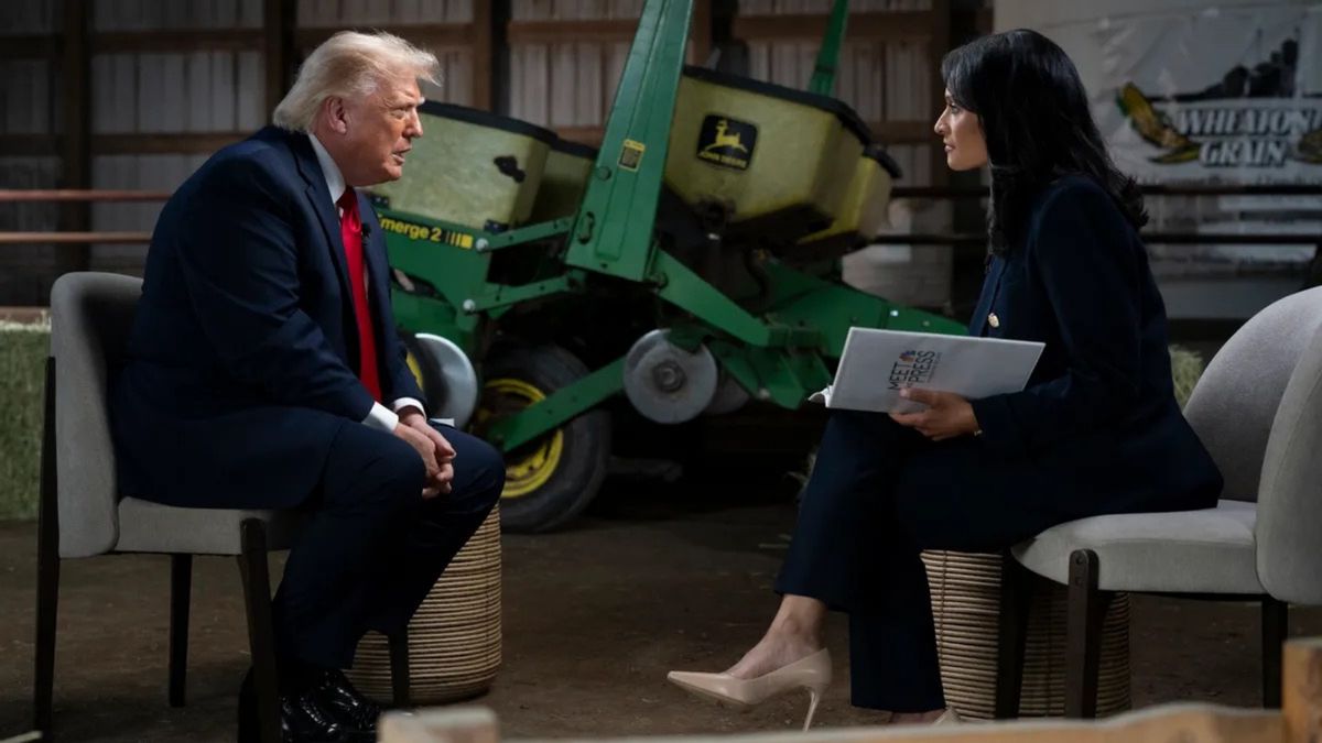 Did NBC suspend 'Meet the Press' host Kristen Welker after Trump walked ...