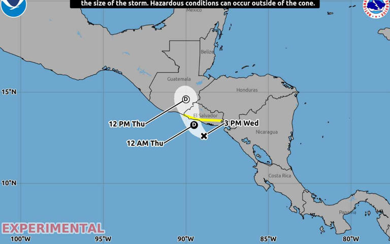 Tropical depression Cristina may become rare crossover storm