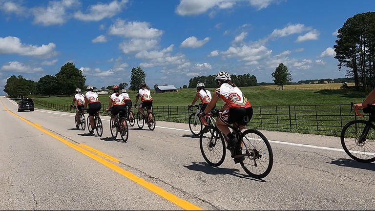 Cherokee Nation cyclists continue historic Trail of Tears journey ...