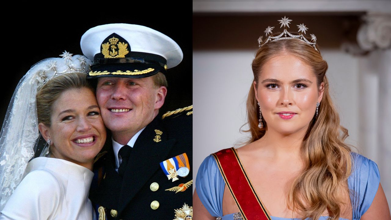 Princess Catharina-Amalia looks every inch the future queen in her mom ...